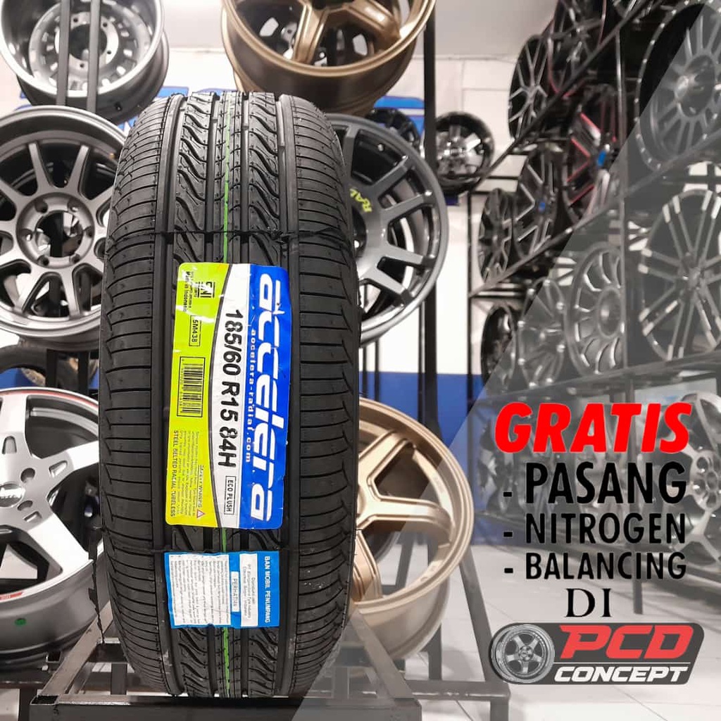 Jual BAN MOBIL R15 STANDAR YARIS SPLAS TUBLES 185/60 R15 ACCELERA ...