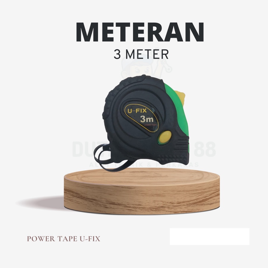 Jual Meteran 3M U-Fix 3 Meter | Shopee Indonesia