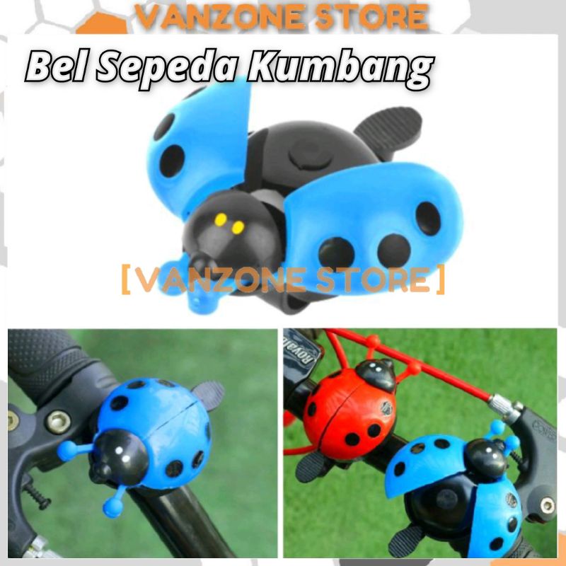 Jual Bell Sepeda Kumbang Lady Bug Stainless Steel Safety Cycling Horn | Shopee Indonesia