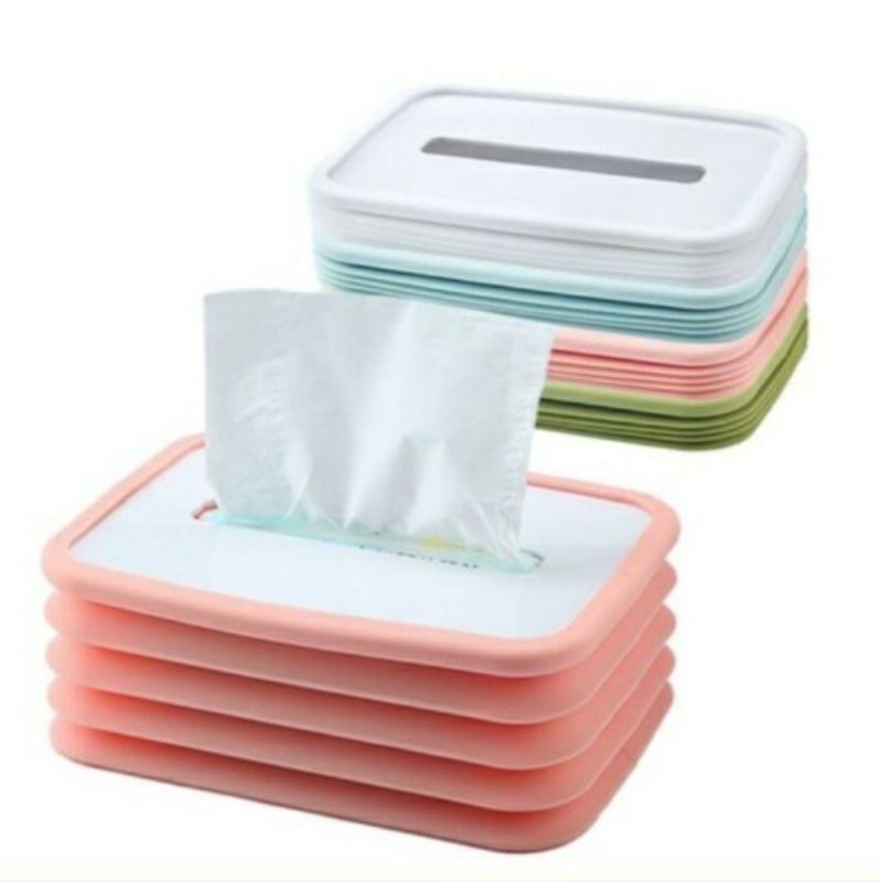 Jual TAS KOTAK TISSUE FLEXI BEL TEMPAT TISSUE LIPAT KOTAK TISSUE ...