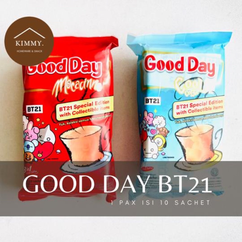 Jual GOOD DAY BT21 SPECIAL EDITION 1 PACK ISI 10 SACHET @20 GRAM / GOOD ...