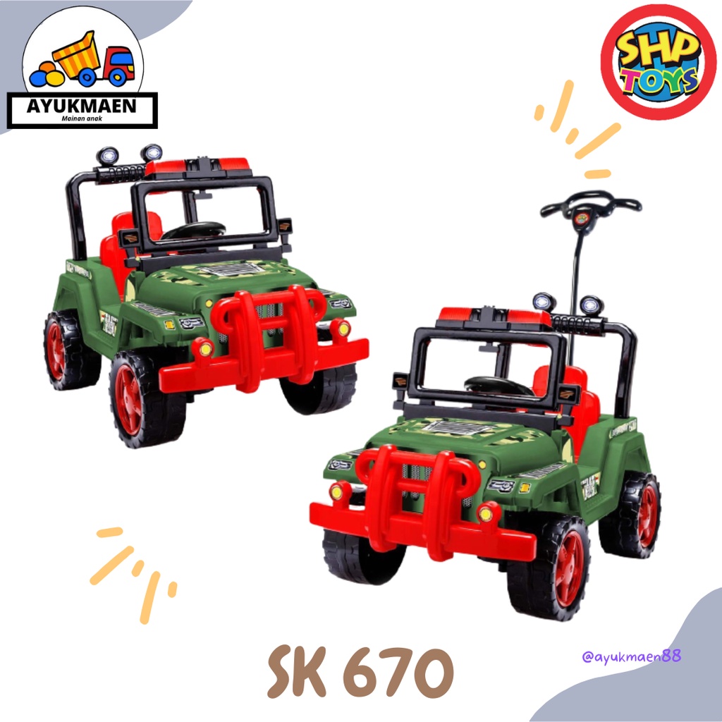 Jual Maenan Mobilan Tentara BIG CARS SK 670 SHP TOYS - Mainan Mobilan ...