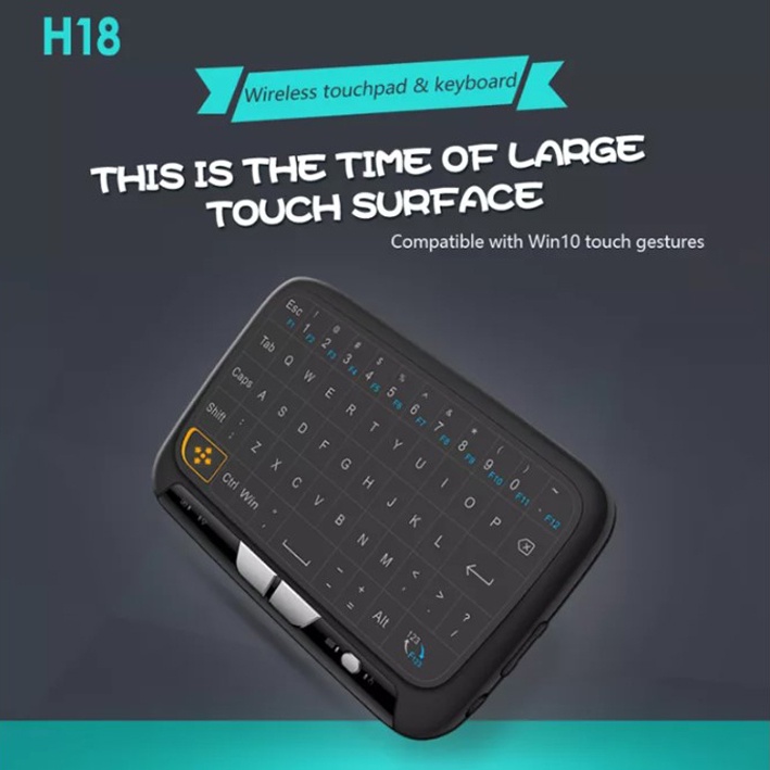 Jual Air Mouse Touchpad Keyboard Wireless 2 4ghz H18 Shopee Indonesia