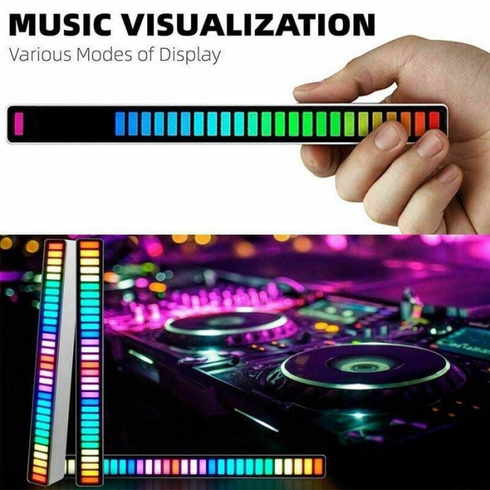 Jual NEW Lampu LED RGB Bar Strip Spectrum Audio Indicator Music Sound ...