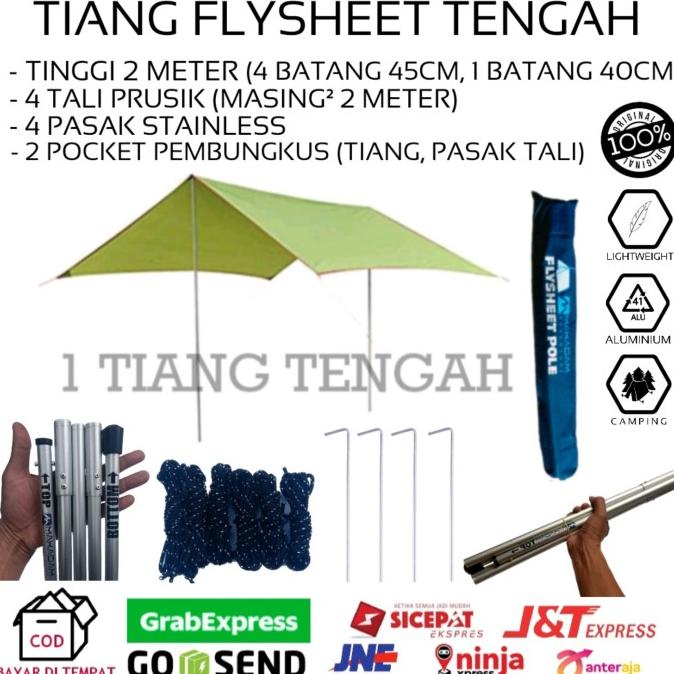 Jual tiang frame flysheet tenda bendera camping alumunium | Shopee ...