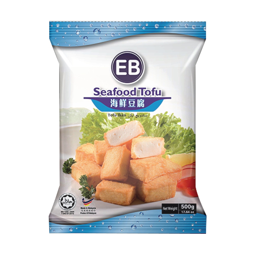 Jual Tofu Steamboat Frozen Food Seafood Tofu 500 gr EB Impor Halal ...
