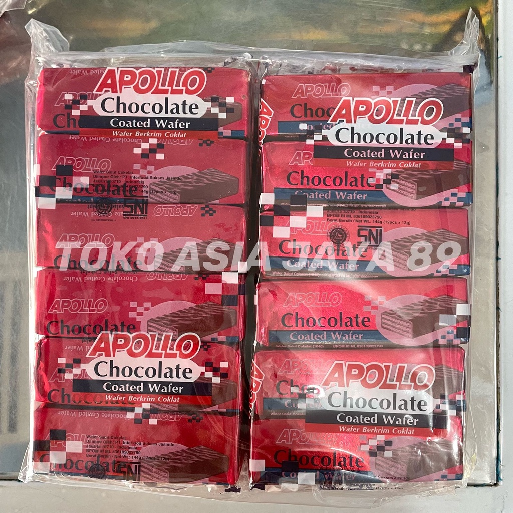 Jual Apollo wafer cream isi 12 pcs | Shopee Indonesia