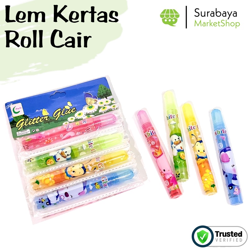 Jual Lem Kertas Glitter Glue Stick Stik Roll Cair | Shopee Indonesia