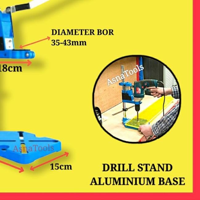 Jual stand drill - stand bor duduk - dudukan bor - standing mesin bor ...