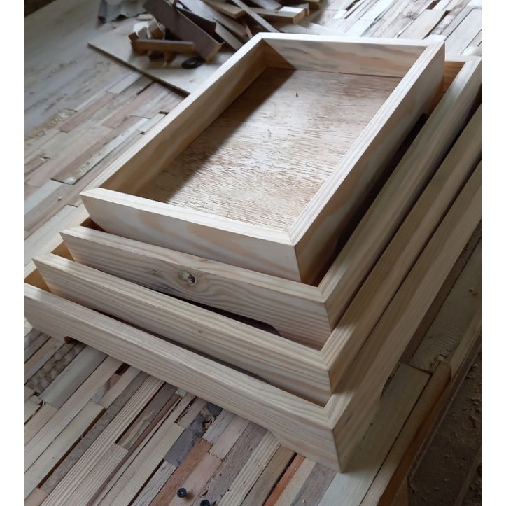 Jual 4 BOX KOTAK HANTARAN SESERAHAN KAYU JATI BELANDA BY KANGKAYU ...