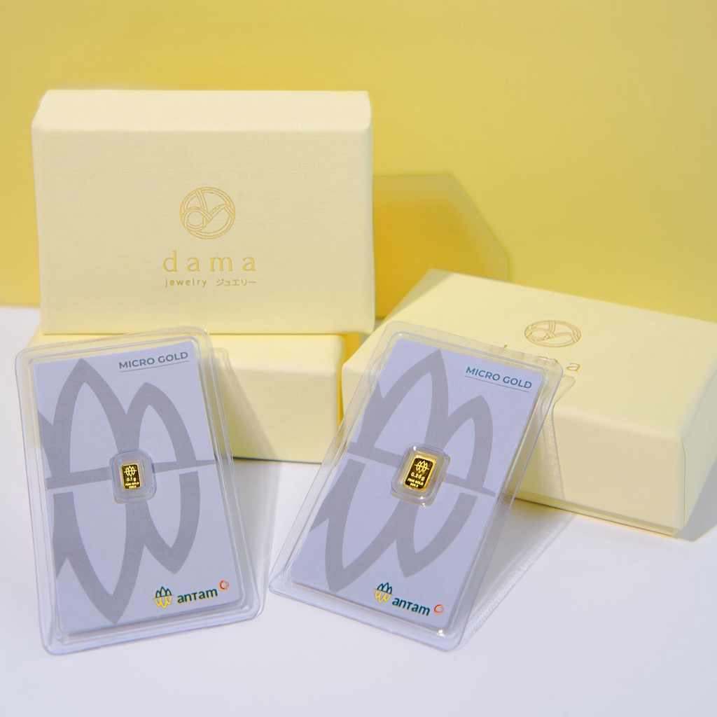 Jual LOGAM MULIA MINI / MICRO GOLD EMAS 24K ANTAM X HARTADINATA ...
