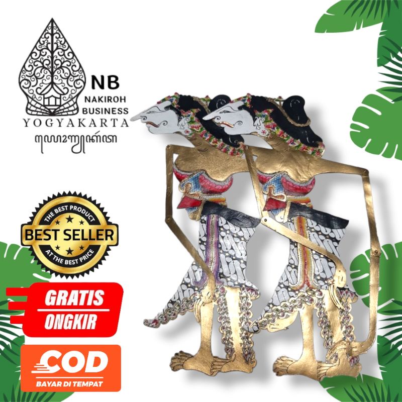Jual NAKIROHBUSINESS Wayang Kulit Asli Emban Ayu Emas Brom Alusan Gapit ...