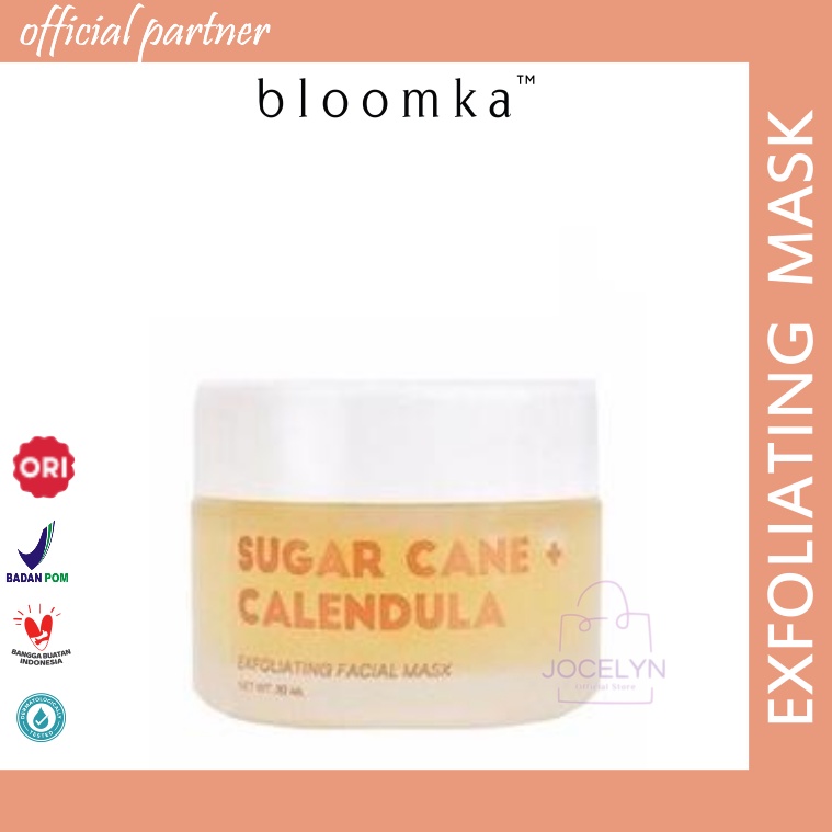 Jual BLOOMKA SUGAR CANE + CALENDULA EXFOLIATING GEL MASK - Bersihkan ...