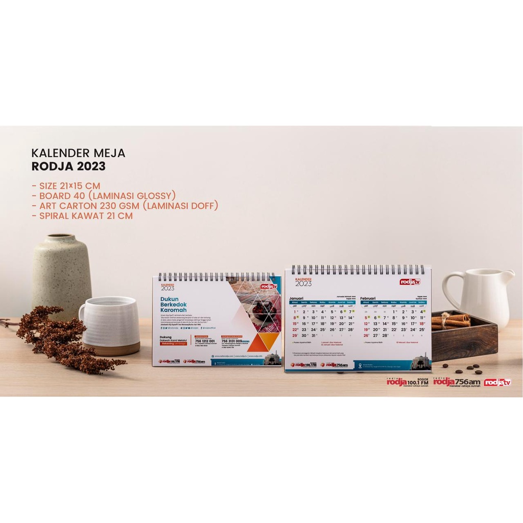 Jual KALENDER MEJA RODJA 2023 (2022 - 2023 Masehi) | Shopee Indonesia
