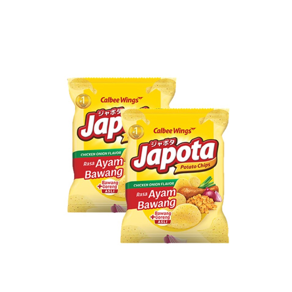 Jual Japota Potato Chips Rasa Ayam Bawang 2 x 68 gr | Shopee Indonesia