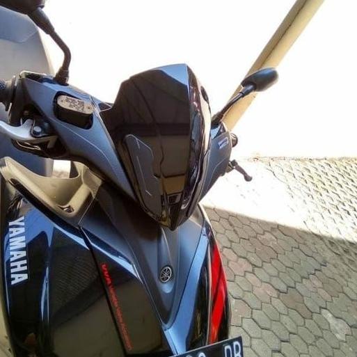Jual Visor Aerox TGP Yamaha Aerox 155 Windshield original HITAM ...