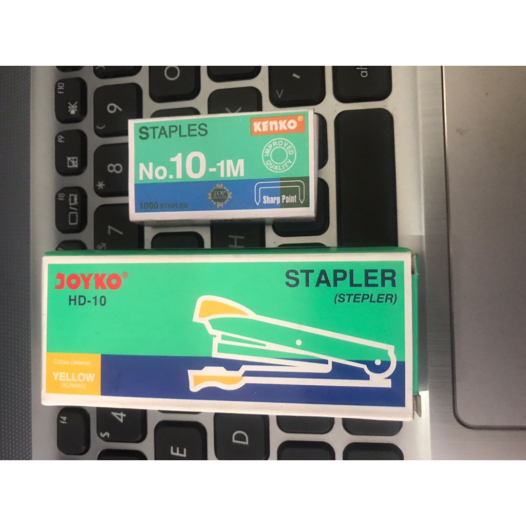Jual TERMURAH!! STAPLES JOYKO NO.10 bonus KECIL ISI STAPLER REFILL ...