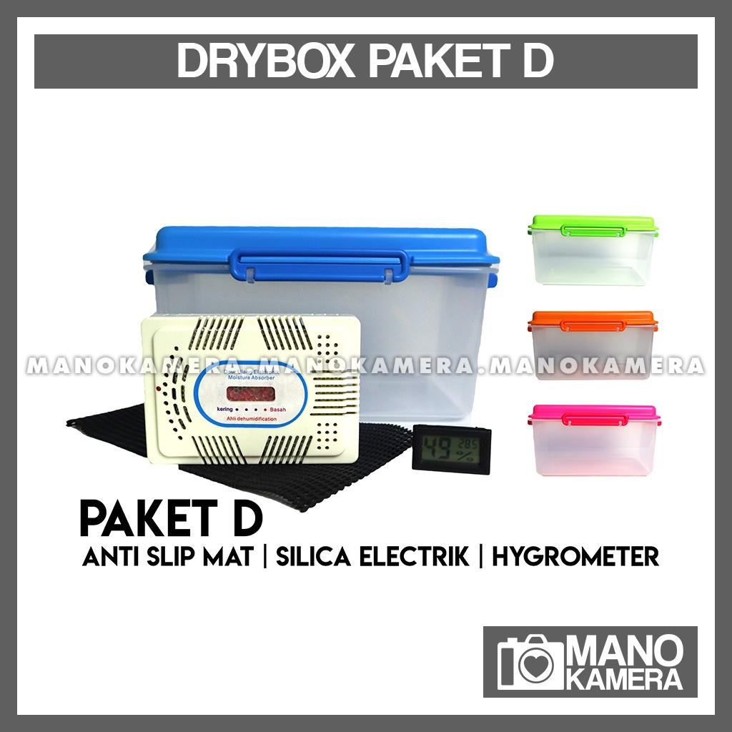 Jual Drybox Dry Box Murah DSLR & Mirroless Kedap Udara PAKET ...