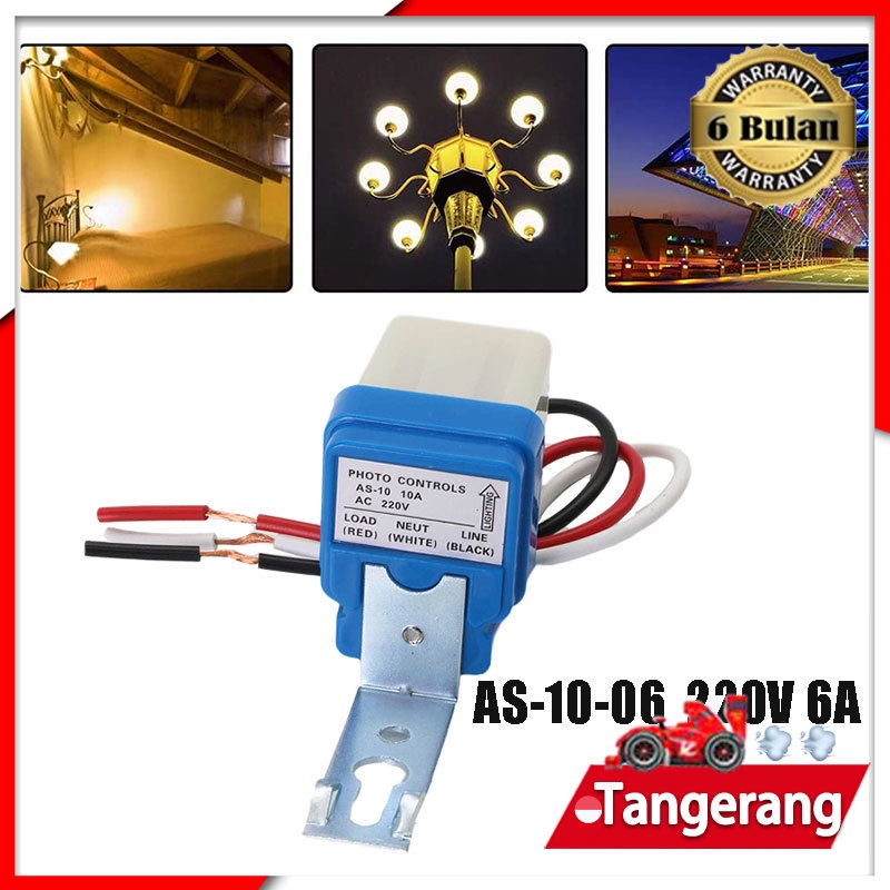 Jual 6A 220v Photo Cell Fotocell Sensor Sensor Cahaya Photocell Fotosel ...