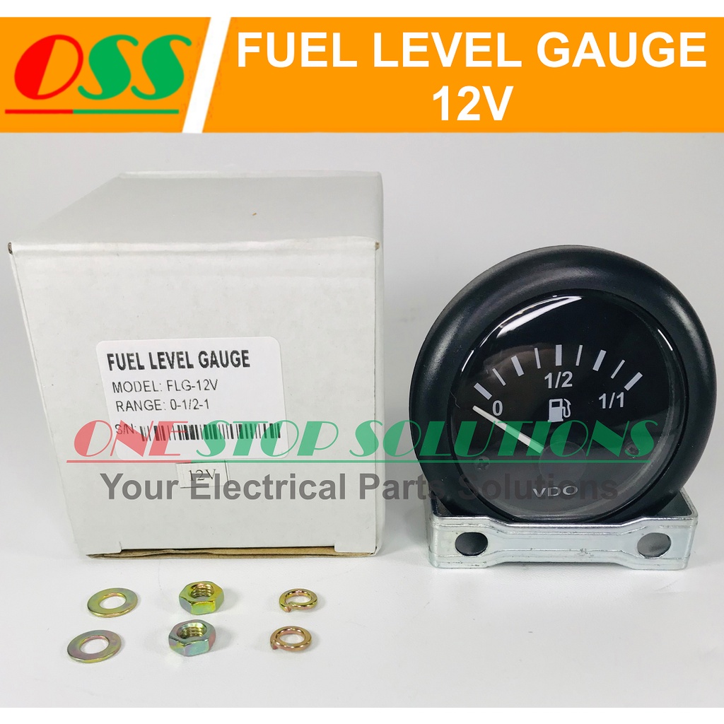 Jual FUEL LEVEL GAUGE 12V VDO FG-12V FUEL LEVEL METER GAUGE METER SOLAR ...