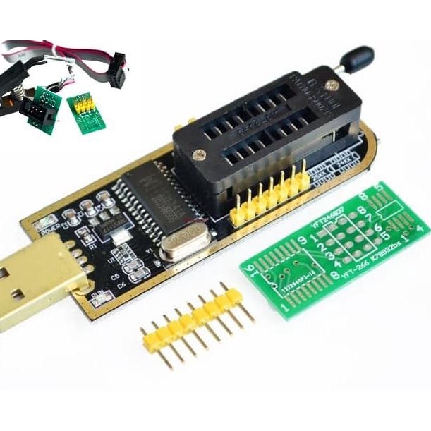 Jual IC Programmer EEPROM Flash CH341A Programer Penjepit CH341 Clip ...