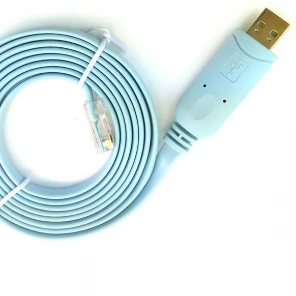 Jual Console Cisco USB to RJ45 with CD Driver Prolific FTDI Chip PL2303 ...
