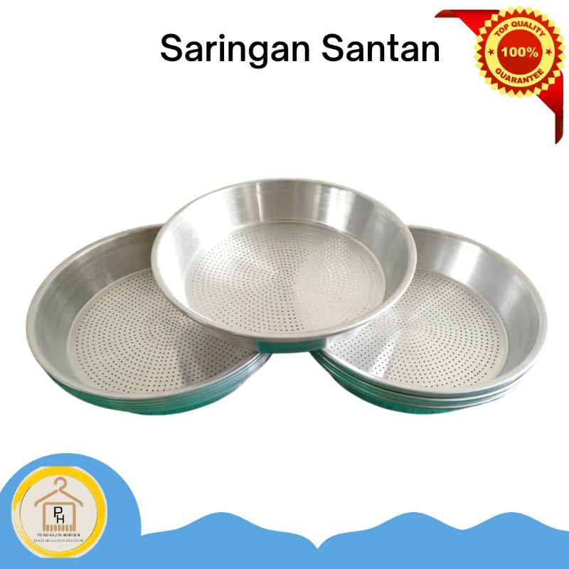 Jual Saringan Santan Kelapa 24cm saringan tepung bulat alumunium mrek ...