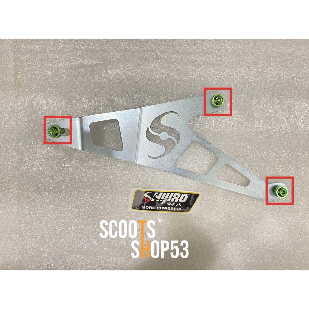 Jual Baut titanium gr5 set knalpot shijiro racing/standar racing vespa ...