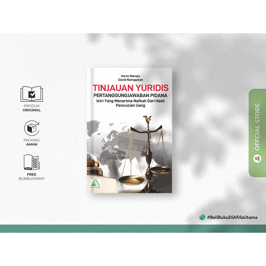 Jual Tinjauan Yuridis Pertanggungjawaban Pidana Istri yang Menerima ...