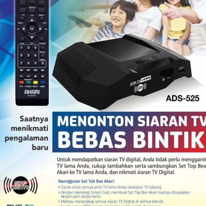 Jual Akari Set Top Box Digital Tv Receiver Ads 2230 Stb Dvb T2 | Shopee ...
