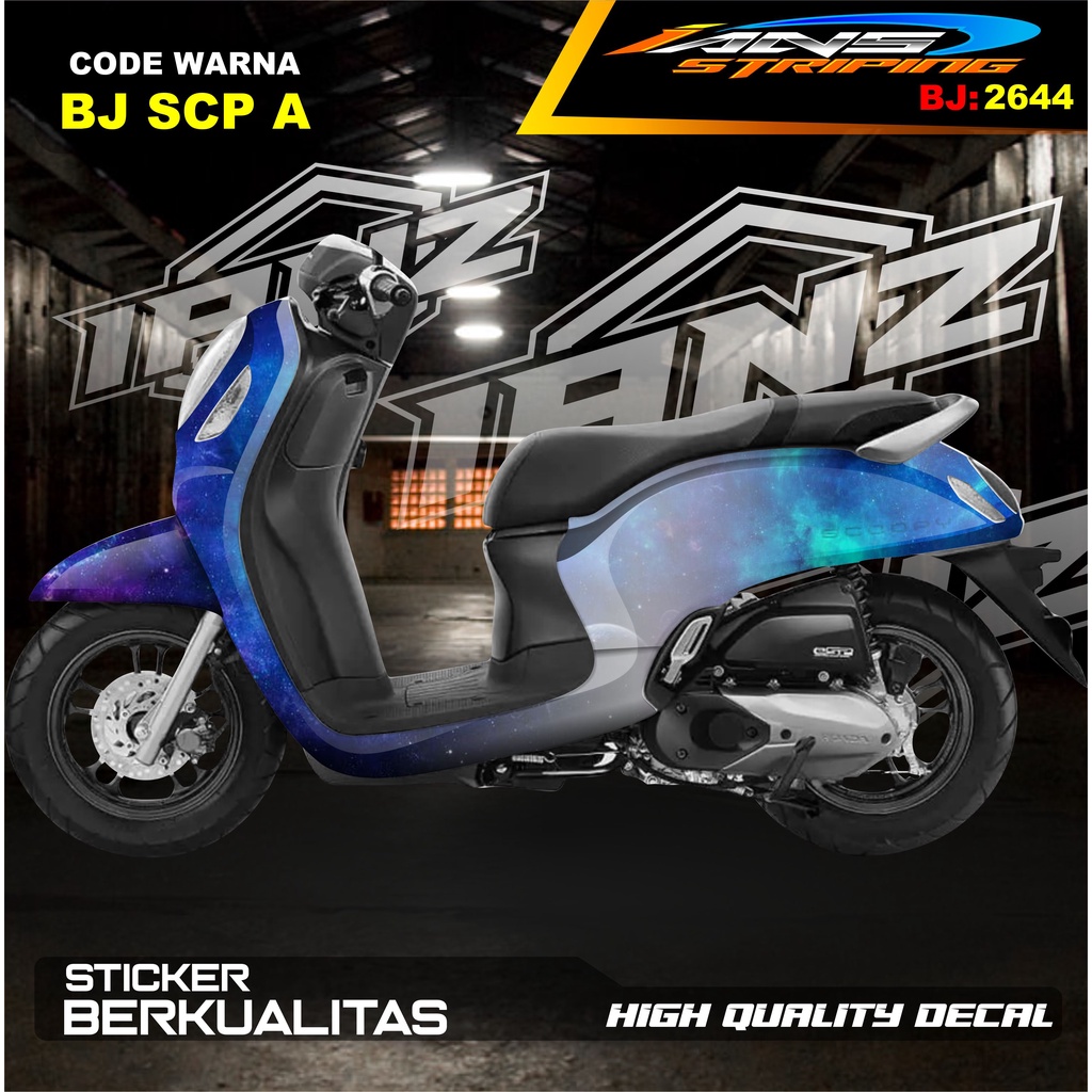 Jual STICKER HONDA SCOOPY FULL BODY NEW DESAIN LIMITED EDITION ...