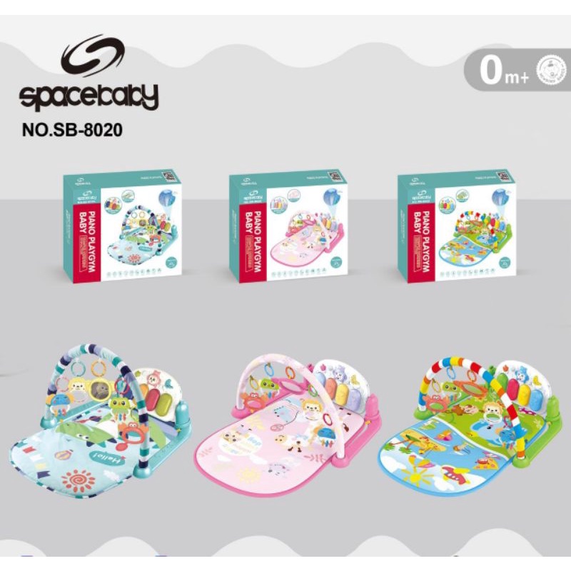 Jual SPACE BABY BABY PIANO PLAYGYM SB-8020 | MATRAS MAIN + PIANO BAYI ...