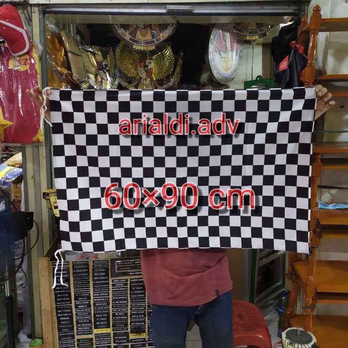 Jual Deco Bendera Start Finish Ukuran 6090 Cm | Shopee Indonesia