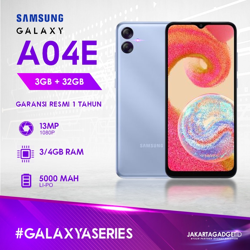 Jual Samsung Galaxy A04E 3GB+32GB Garansi Resmi Samsung 1 Tahun ...