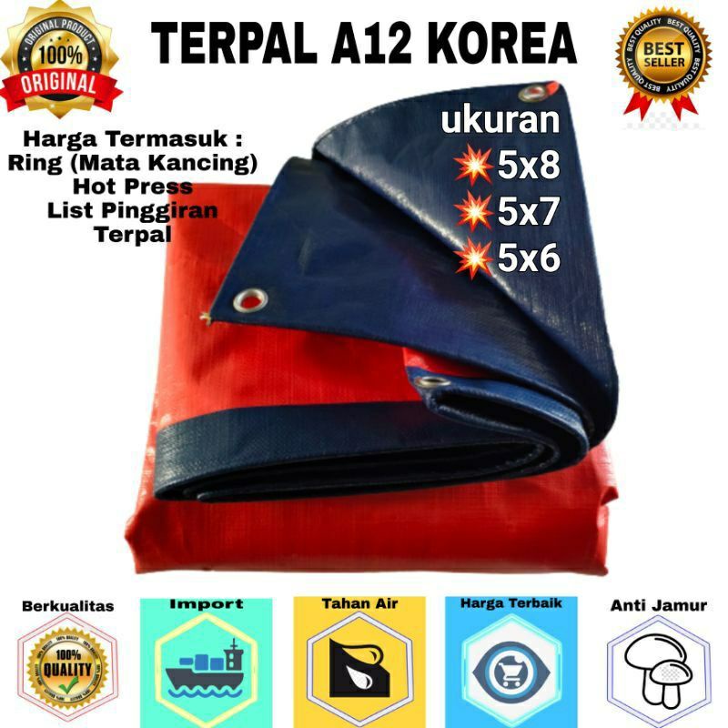Jual Terpal Lembaran A12 dan A15 Tenda Ukuran 5x5-5x8 | Shopee Indonesia