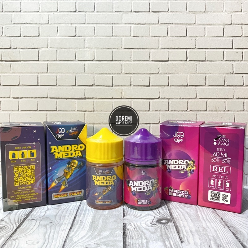 Jual ANDROMEDA V1 MAGIC FRUIT | ANDRO MEDA V2 MAGIC BERRY - 60ML | Shopee Indonesia