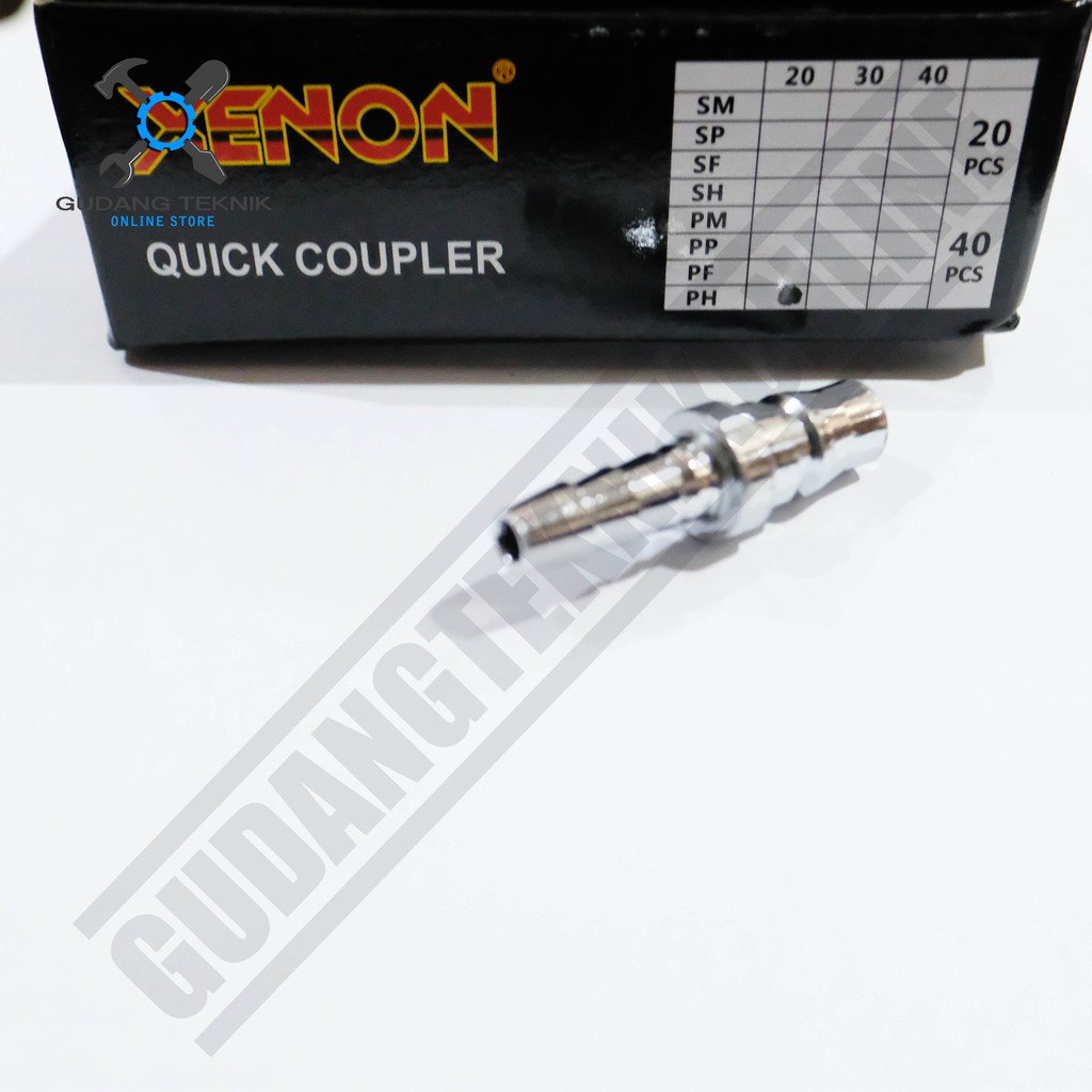 Jual Quick Coupler PP20 PM20 SP20 PF20 SH20 SM20 XENON / Coupling ...