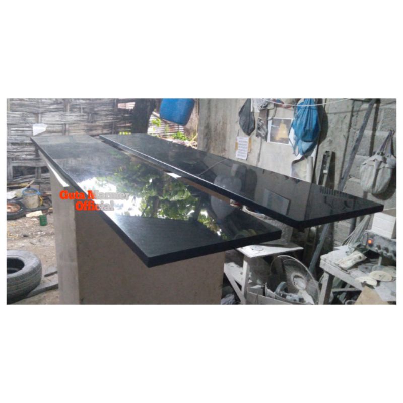 Jual Daun Meja ( Top Table ) Batu Granit Hitam Glosy Mengkilat Ukuran ...