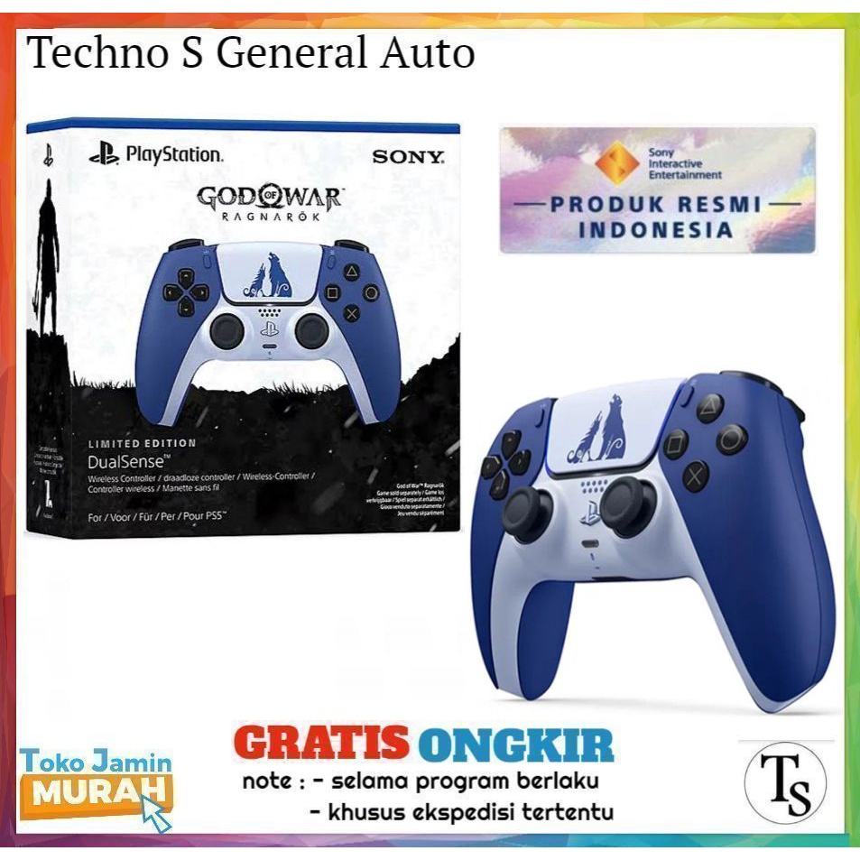 Jual Stick PS5 DualSense Wireless Controller God of War Ragnarok ...