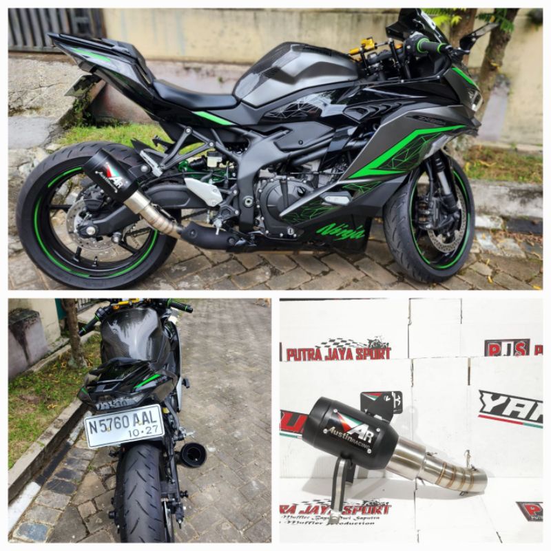 Jual knalpot zx25r New 2023 slip on austin racing pnp tinggal pasang ...