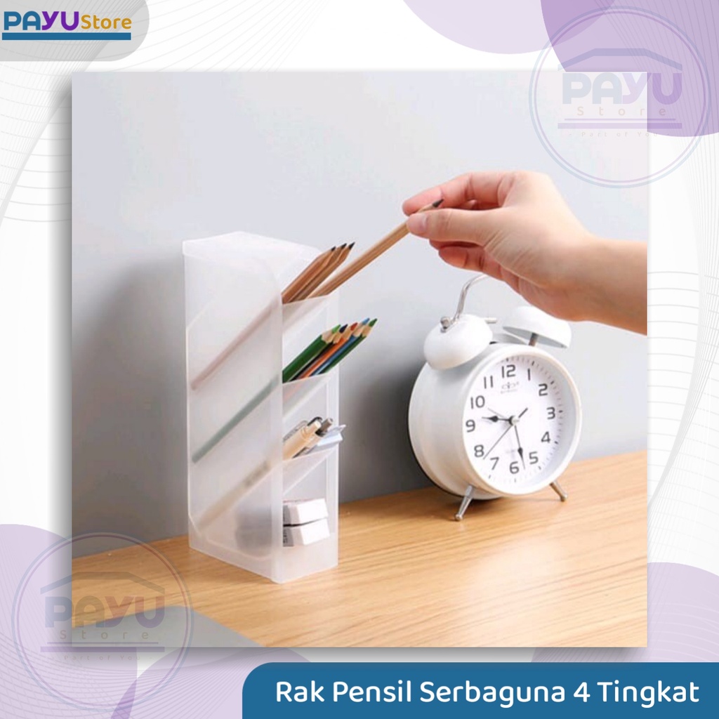 Jual [PY125] Rak pensil serbaguna 4 tingkat Stand Organiser Tempat ...