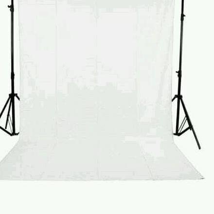 Jual Backdrop Background Foto Putih Polos 135 x 200 Cm White Screen ...