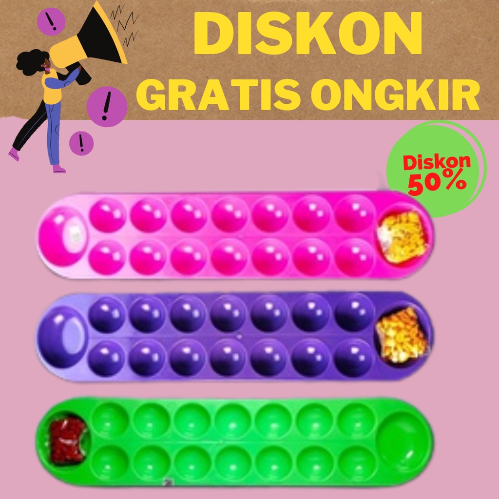 Jual CB Ungu Congklak Dakon Conglak Congkak Jumbo Besar Mainan Anak ...