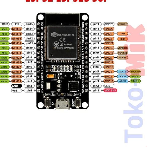 Jual Esp32 Esp Wroom 32 Wifi Bluetooth Ble Development Board Shopee