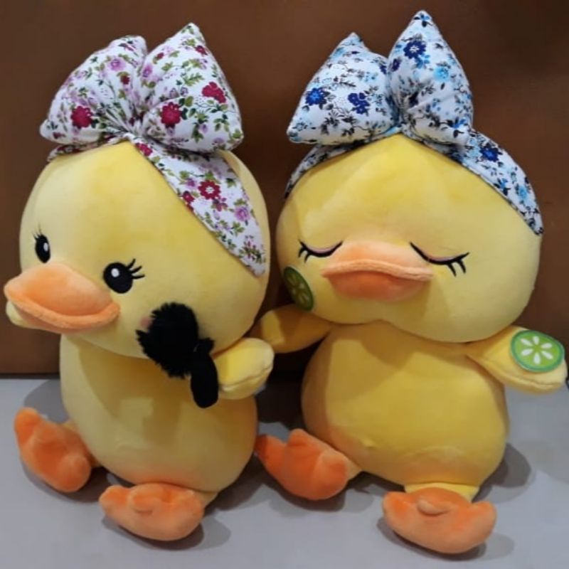 Jual Mainan Anak plush toys Boneka Bebek Bando / Pita Duck Daisy IMPORT ...