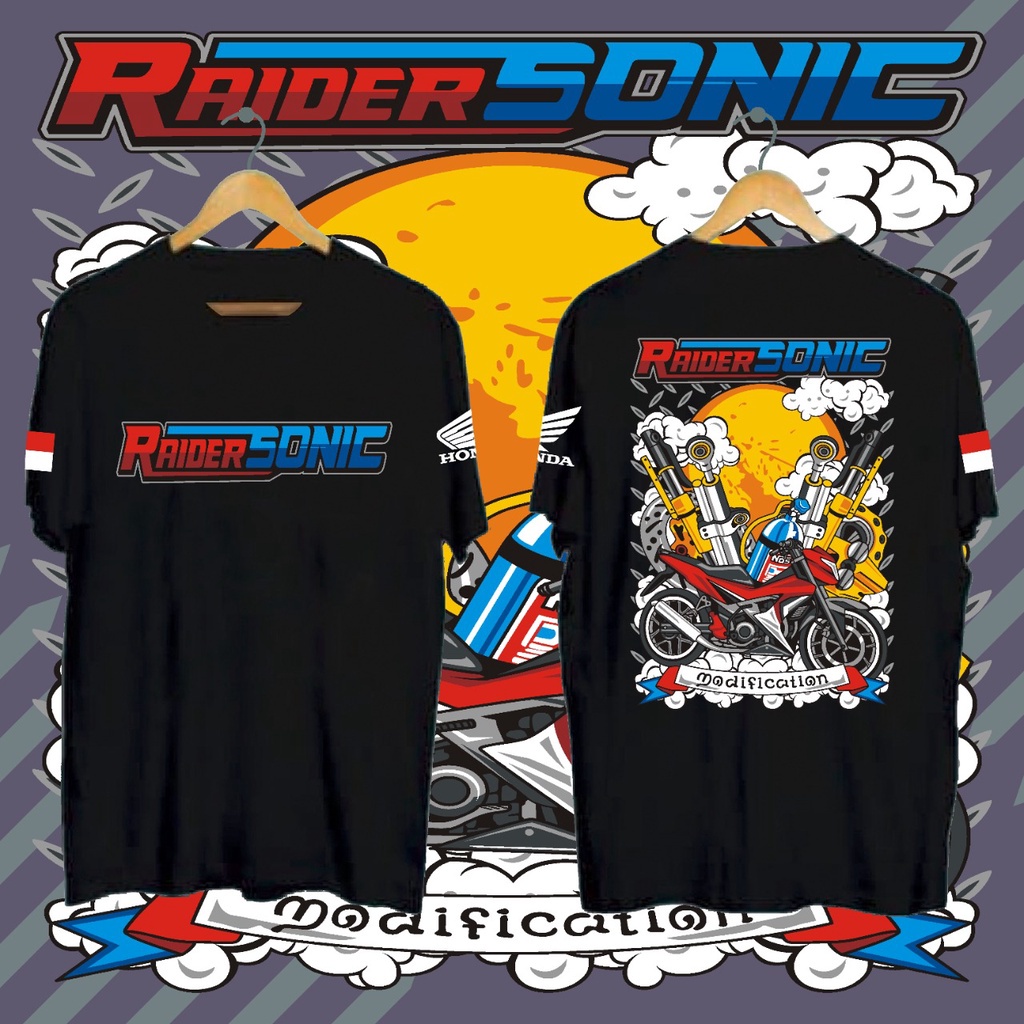 Jual KAOS PRIA RAIDER SONIC BLACK | SIMPLE, DINAMIS, DAN MEMBERIKAN ...