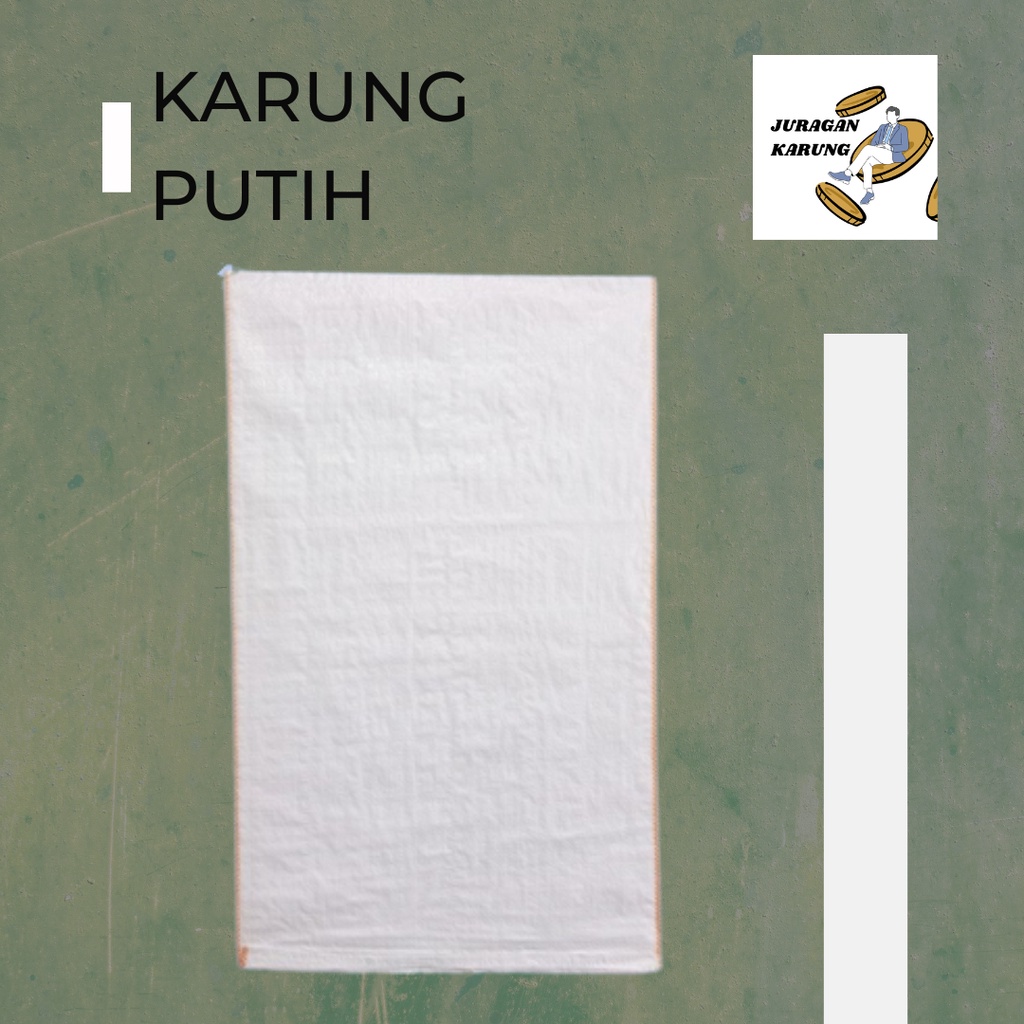 Jual Karung Beras Putih BARU 25 KG 45x75 SUPER PREMIUM karung plastik ...