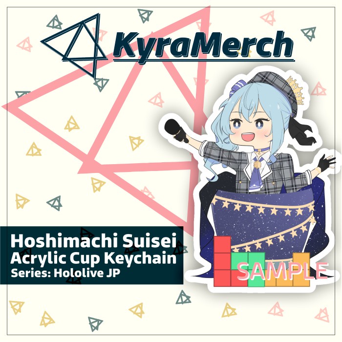 Jual Keychain Teacup Hololive Hoshimachi Suisei | KyraMerch Anime ...
