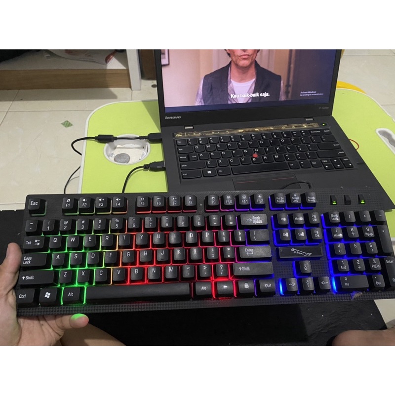 Jual NEGO KEYBOARD GAMING LEOPARD G20 rgb light keren dan mekanikal ...