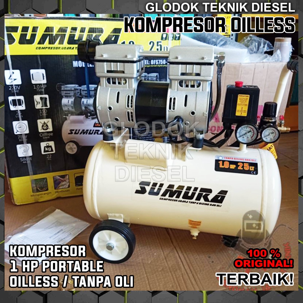 Your Personal Care Kompresor Oilles 1hp 25liter